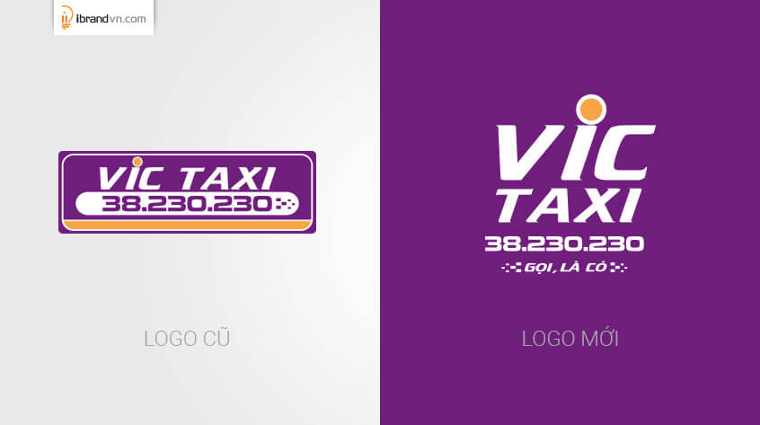 Thiết kế nhận diện thương hiệu Vic Taxi - iBrand Creative